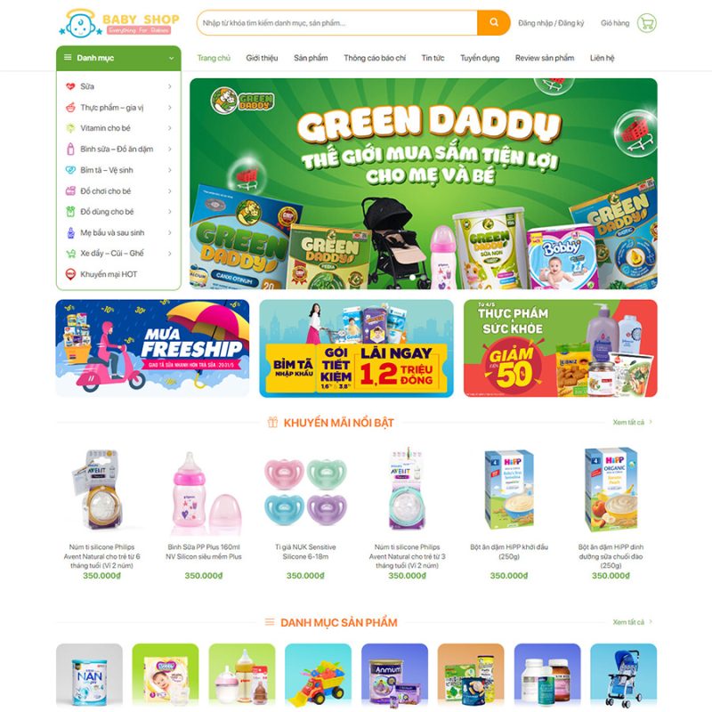 website bán đồ trẻ em 15 - SaiGonApp