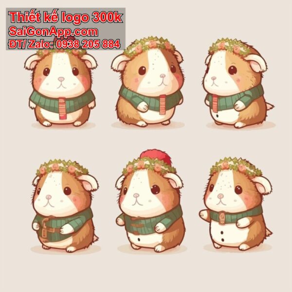 Chibi Hamster, THIẾT KẾ 300K ĐẸP CHUYÊN NGHIỆP SaiGonApp