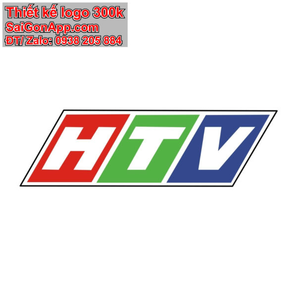 Htv logo, THIẾT KẾ 300K ĐẸP CHUYÊN NGHIỆP SaiGonApp