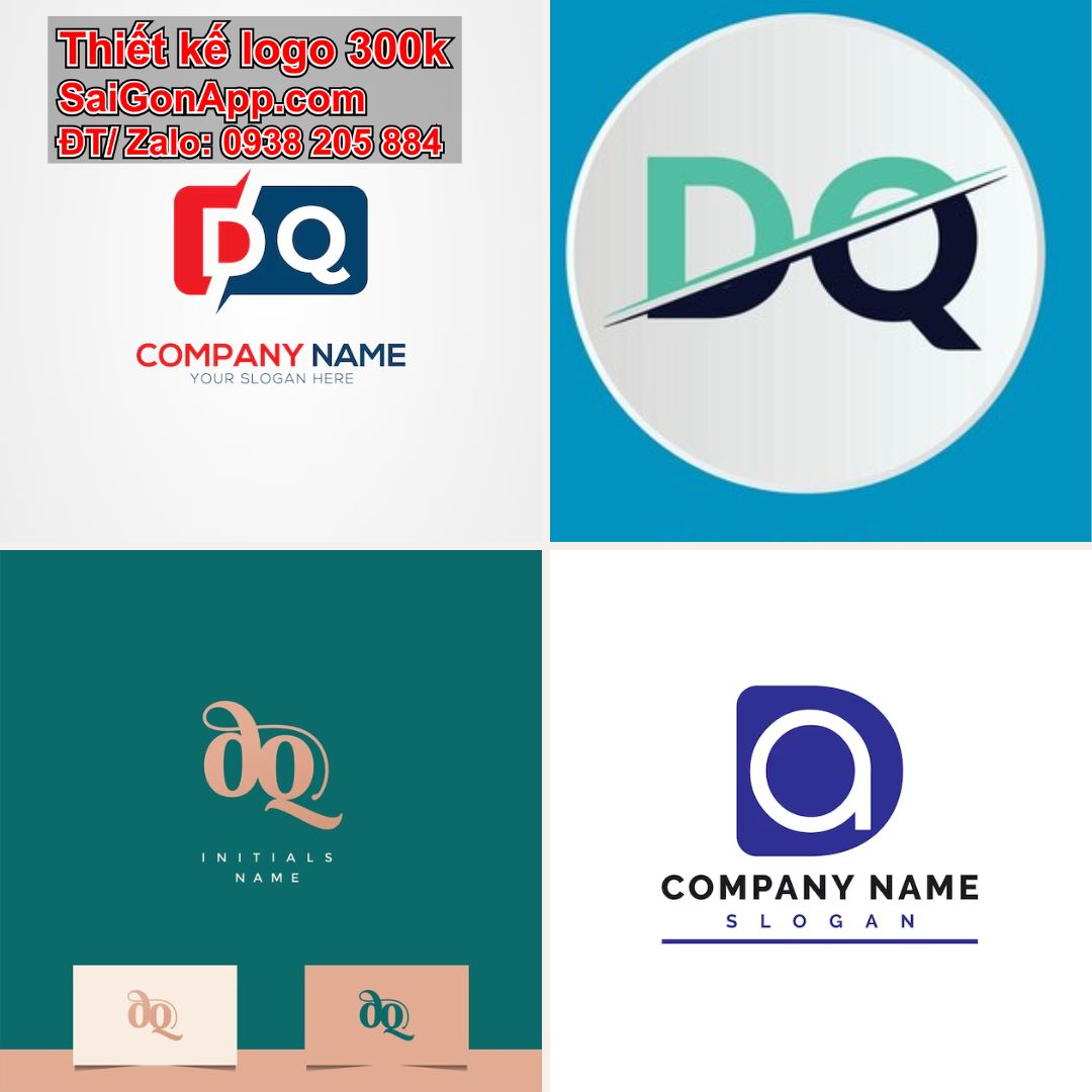 Logo ĐQ, THIẾT KẾ 300K ĐẸP CHUYÊN NGHIỆP SaiGonApp
