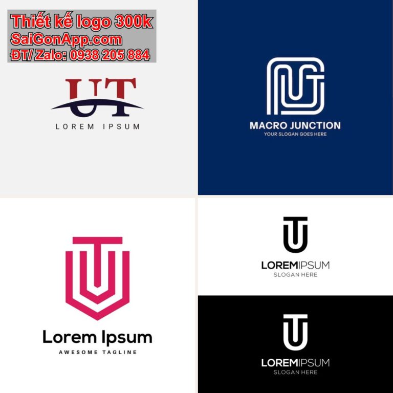 Logo UT, THIẾT KẾ 300K ĐẸP CHUYÊN NGHIỆP SaiGonApp
