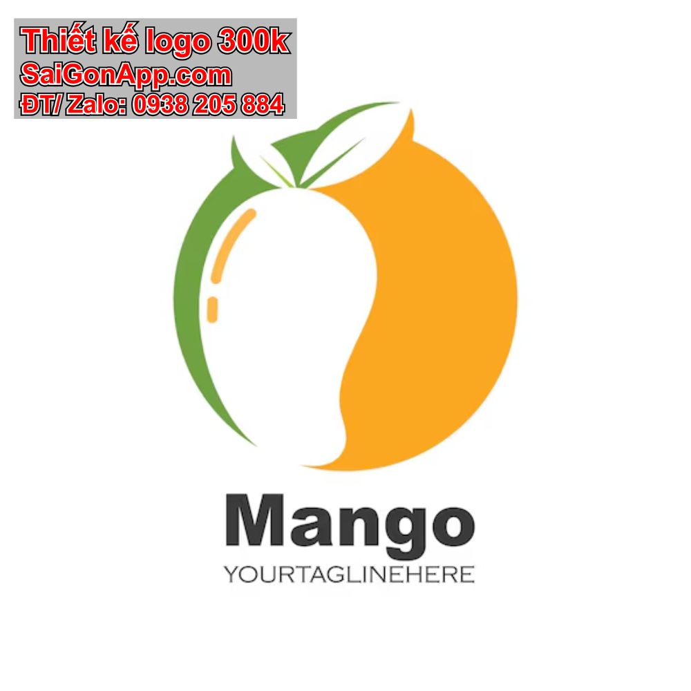 Logo mango, THIẾT KẾ 300K ĐẸP CHUYÊN NGHIỆP SaiGonApp