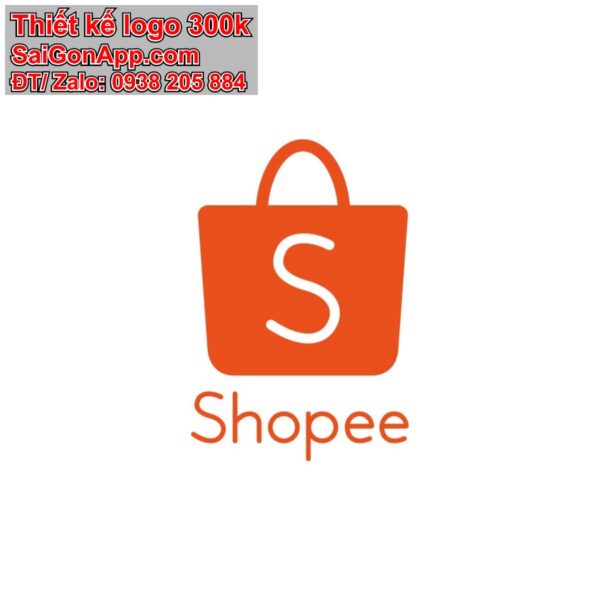 Logo shoppe, THIẾT KẾ 300K ĐẸP CHUYÊN NGHIỆP SaiGonApp