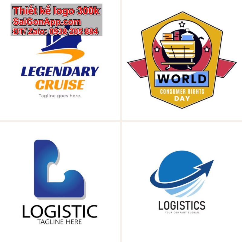 Thiết kế logo công ty xuất nhập khẩu, 300K ĐẸP CHUYÊN NGHIỆP SaiGonApp