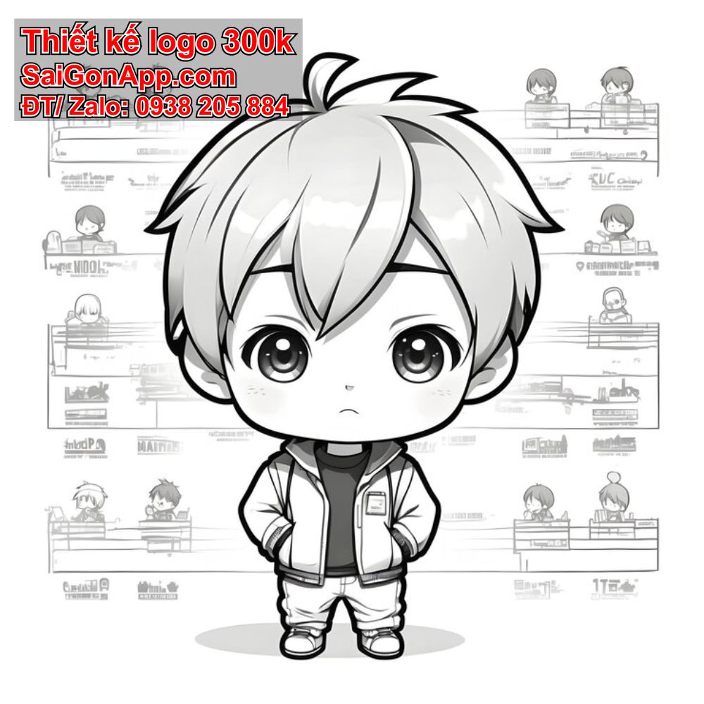 Vẽ Sans Chibi, THIẾT KẾ 300K ĐẸP CHUYÊN NGHIỆP SaiGonApp