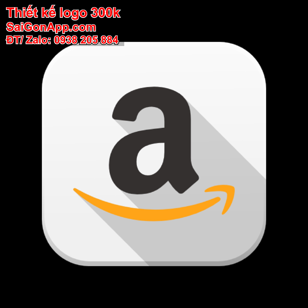 Amazon Logo, THIẾT KẾ 300K ĐẸP CHUYÊN NGHIỆP SaiGonApp