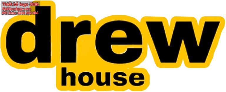 drew logo, THIẾT KẾ 300K ĐẸP CHUYÊN NGHIỆP SaiGonApp