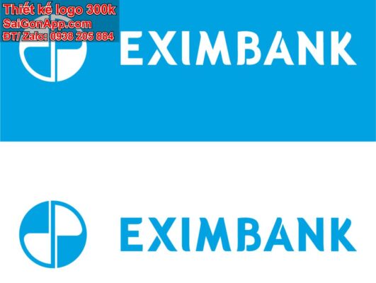 eximbank logo, THIẾT KẾ 300K ĐẸP CHUYÊN NGHIỆP SaiGonApp