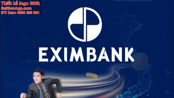 eximbank logo, THIẾT KẾ 300K ĐẸP CHUYÊN NGHIỆP SaiGonApp
