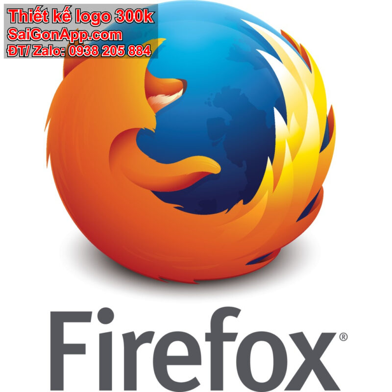 Firefox Logo, THIẾT KẾ 300K ĐẸP CHUYÊN NGHIỆP SaiGonApp