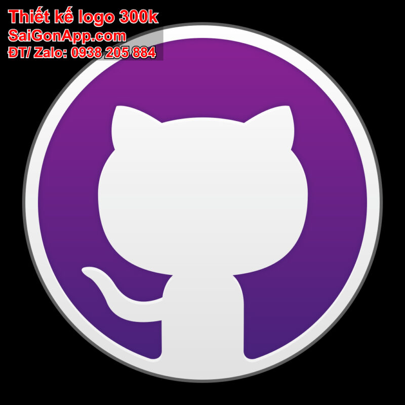 Github Logo, THIẾT KẾ 300K ĐẸP CHUYÊN NGHIỆP SaiGonApp