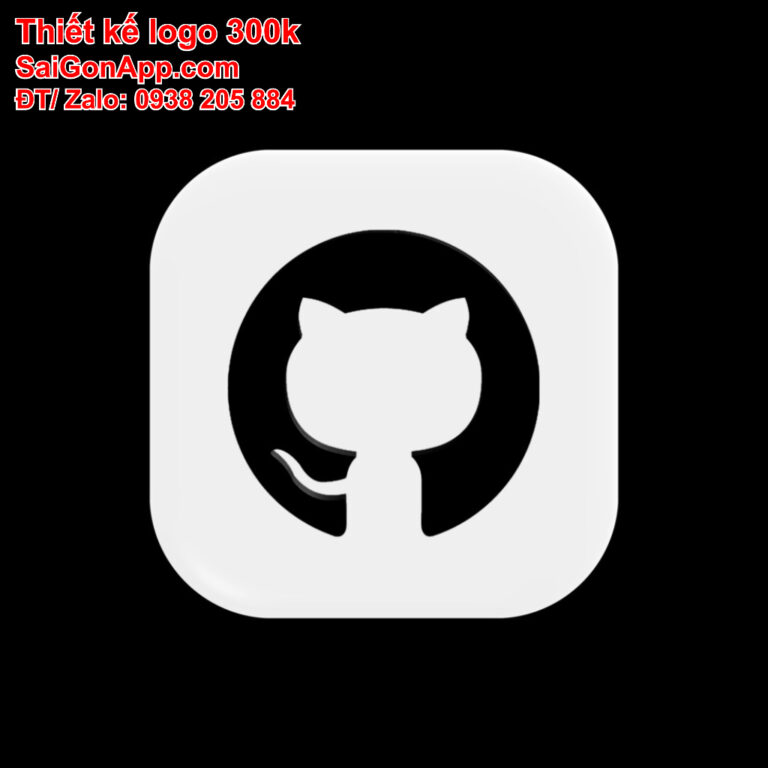 Github Logo, THIẾT KẾ 300K ĐẸP CHUYÊN NGHIỆP SaiGonApp