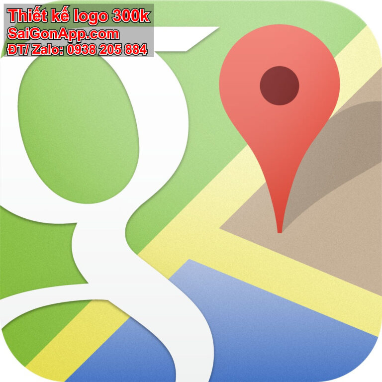 Google Map Logo, THIẾT KẾ 300K ĐẸP CHUYÊN NGHIỆP SaiGonApp