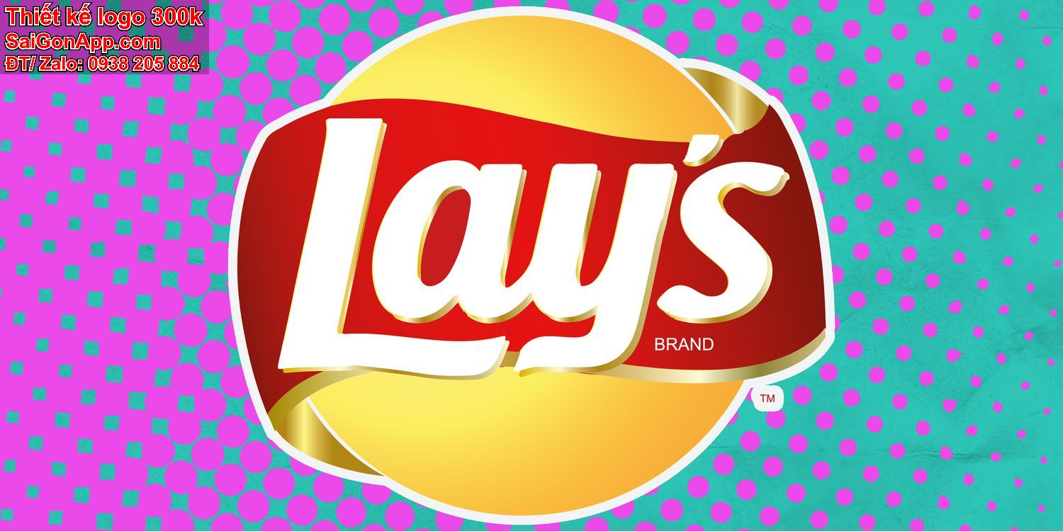lays logo, THIẾT KẾ 300K ĐẸP CHUYÊN NGHIỆP SaiGonApp