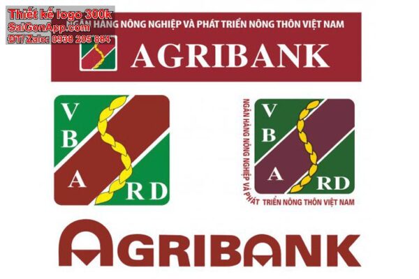 logo agribank, THIẾT KẾ 300K ĐẸP CHUYÊN NGHIỆP SaiGonApp