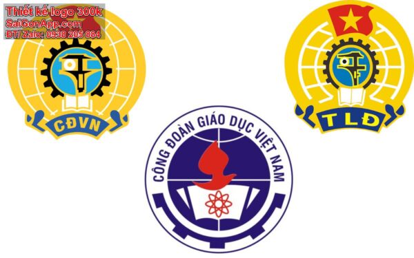 logo công đoàn việt nam, THIẾT KẾ 300K ĐẸP CHUYÊN NGHIỆP SaiGonApp