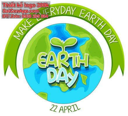 Logo đất xanh, THIẾT KẾ 300K ĐẸP CHUYÊN NGHIỆP SaiGonApp