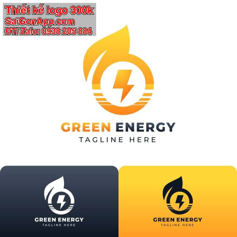 logo điện nước, THIẾT KẾ 300K ĐẸP CHUYÊN NGHIỆP SaiGonApp