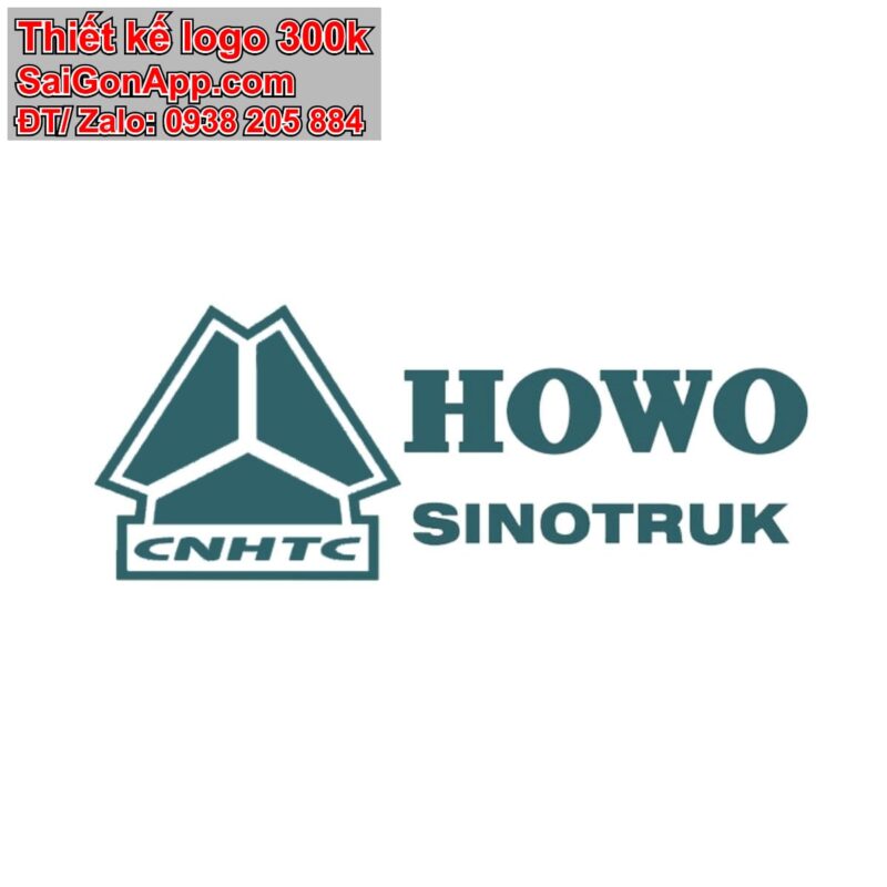 Logo howo, THIẾT KẾ 300K ĐẸP CHUYÊN NGHIỆP SaiGonApp