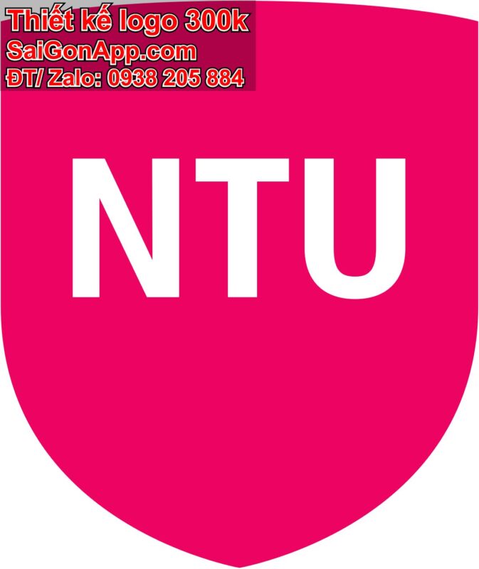 logo ntu, THIẾT KẾ 300K ĐẸP CHUYÊN NGHIỆP SaiGonApp