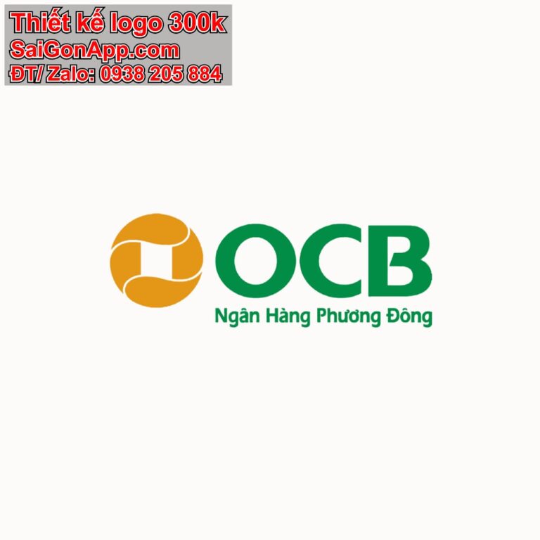 Logo ocb, THIẾT KẾ 300K ĐẸP CHUYÊN NGHIỆP SaiGonApp