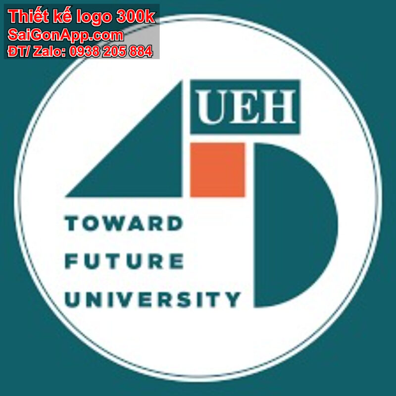 Ueh Logo, THIẾT KẾ 300K ĐẸP CHUYÊN NGHIỆP SaiGonApp